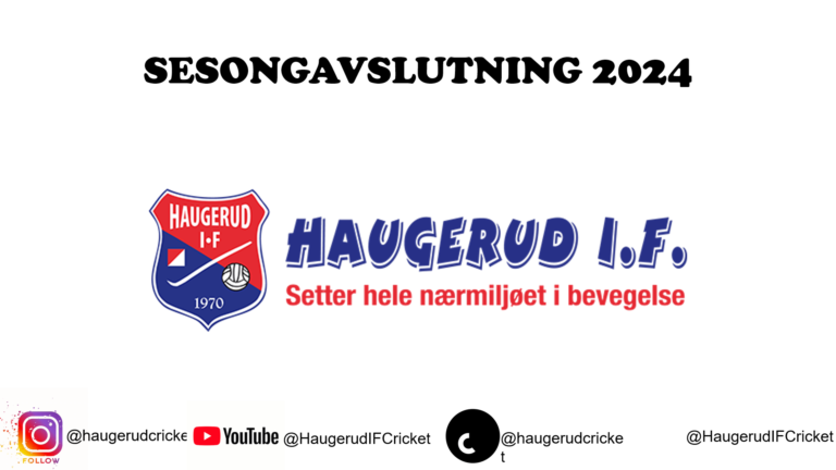 Haugerud IF cricketgruppe sesongavslutning 2024 | Haugerud Idrettsforening